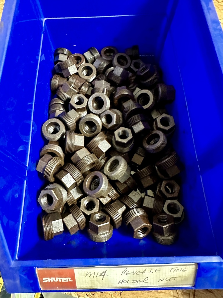 Tine holder nut M30 reverse thread M14 Wiedenmann | Sports Metals Ltd